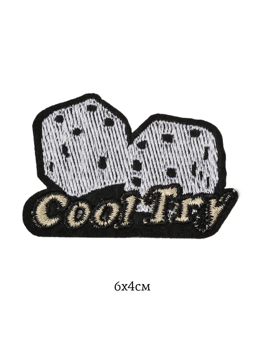 Аппликация пришивная Cool Try 6х4см 10шт