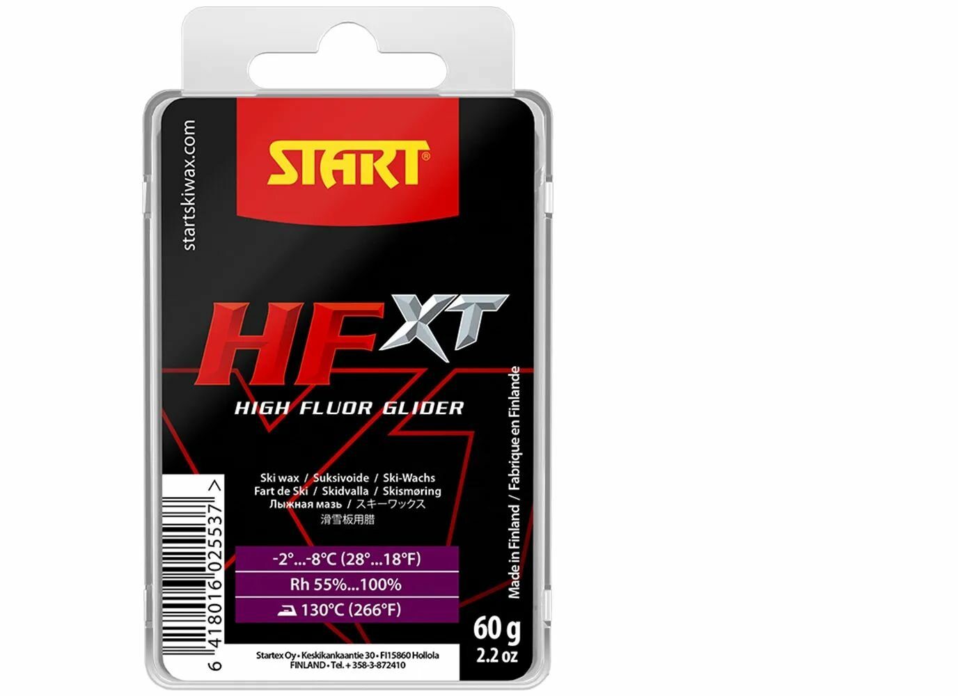 Парафин лыжный высокофтористый START HFXT8 FLUOR BLUE 02554 -6/-12 60гр