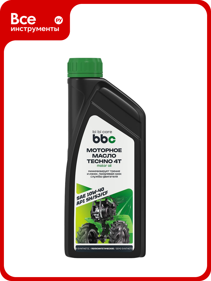 Моторное масло TECHNO 4Т 1 л BiBiCare 4311