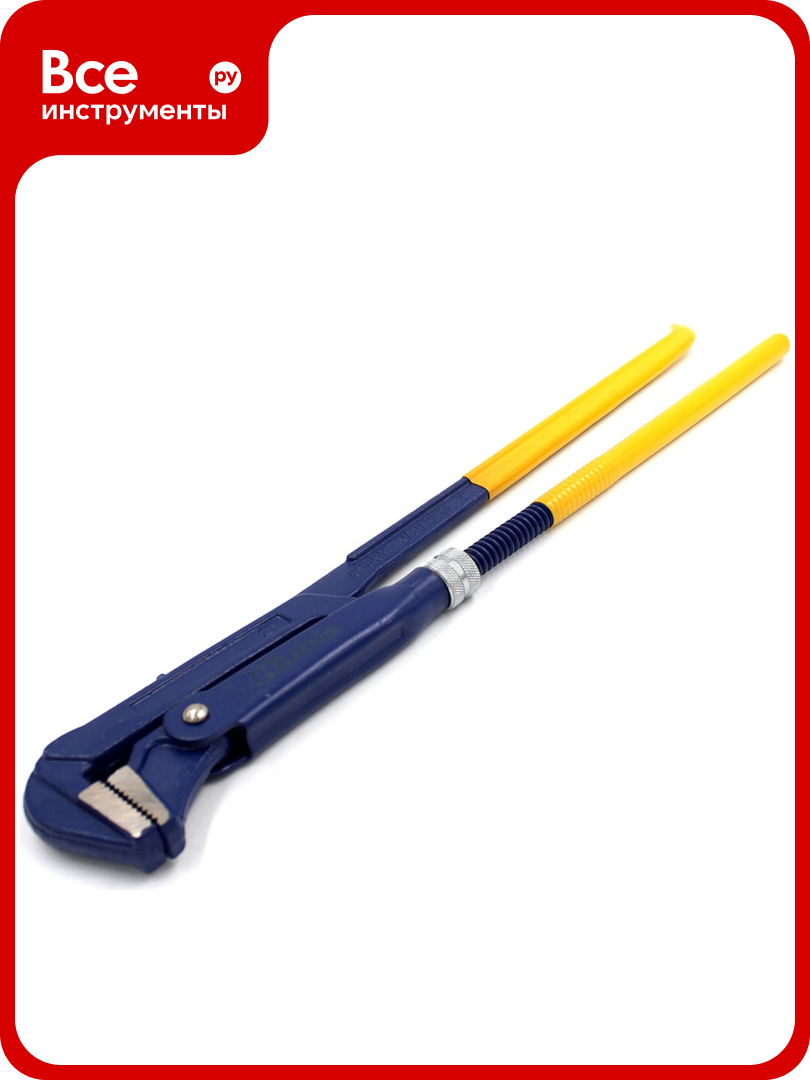 Ключ трубный KUBIS 90° 1.5", кованый 02-04-5150