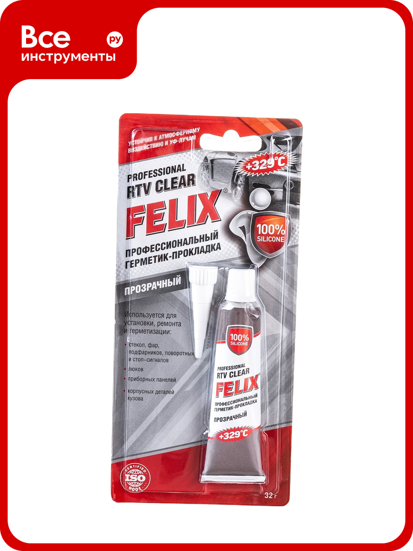 Герметик-прокладка FELIX (прозрачный; 32 г) 411040061