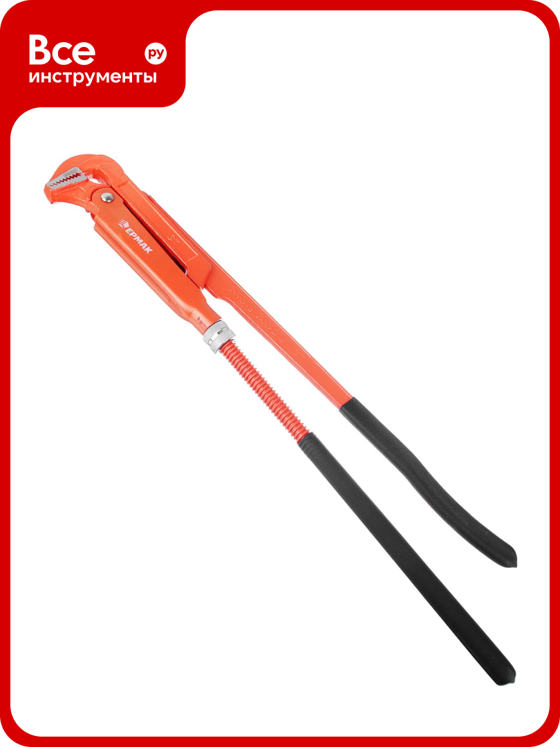 Трубный рычажный ключ ермак прямые губы, р-р 3" 655-013