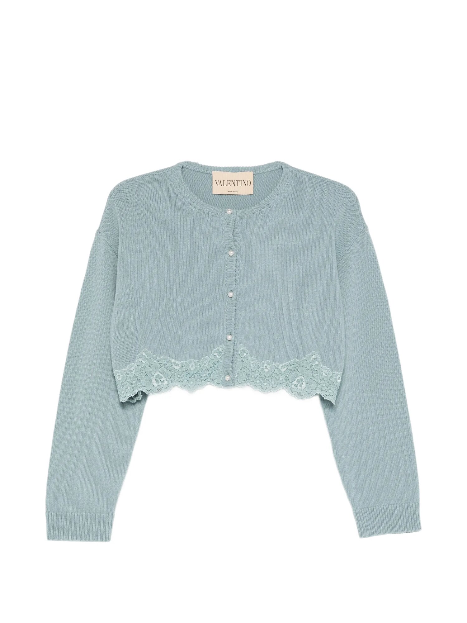 Кардиган Lace-trim cropped cardigan