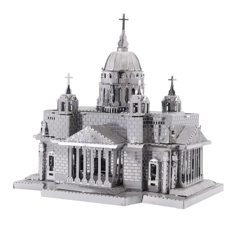 Киевский собор 3D Металлическая модель DIY Игрушки, сборка без клея, для взрослых