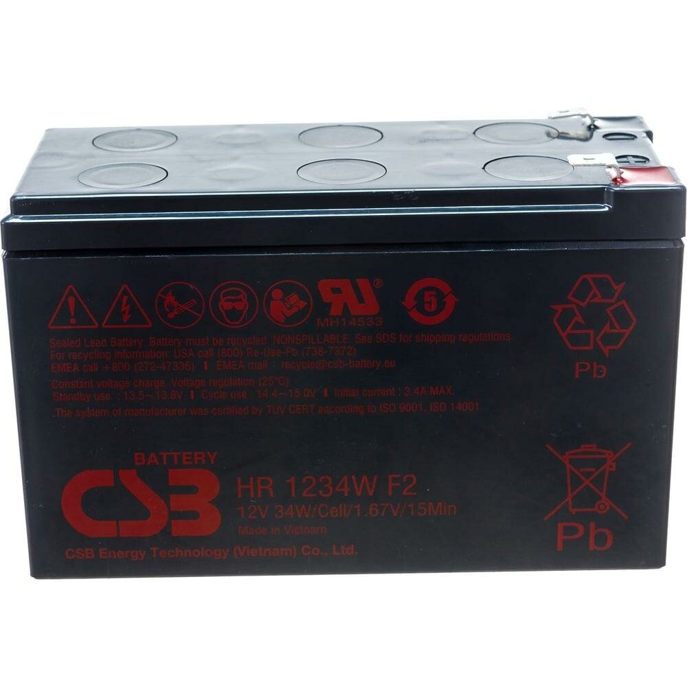 Аккумулятор для ИБП CSB HR1234W F2 УТ-00000117