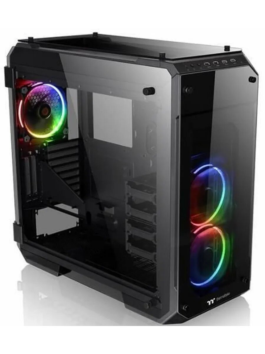 Корпус View 71 ЗСТ Snow RGB CA-1I7-00F1WN-01 черный