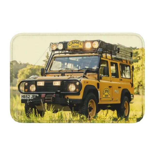 Персонализированный дверной коврик Camel Cup Guardian 110, нескользящий коврик для кухни, ванной комнаты и гаража, 40*60 см.