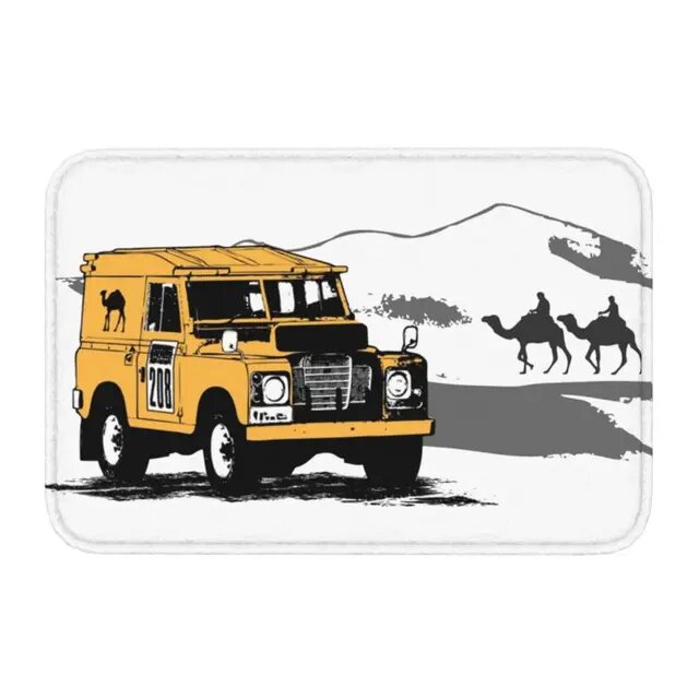 Персонализированный дверной коврик Camel Cup Guardian 110, нескользящий коврик для кухни, ванной комнаты и гаража, 40*60 см.