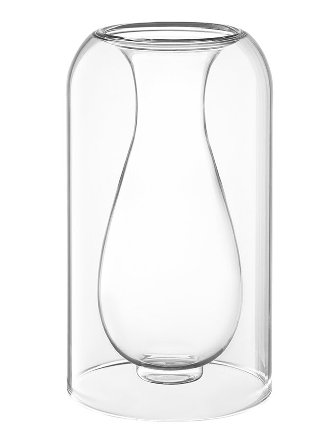 Ваза Bergenson Bjorn Muse 22см материал Стекло, цвет Прозрачный