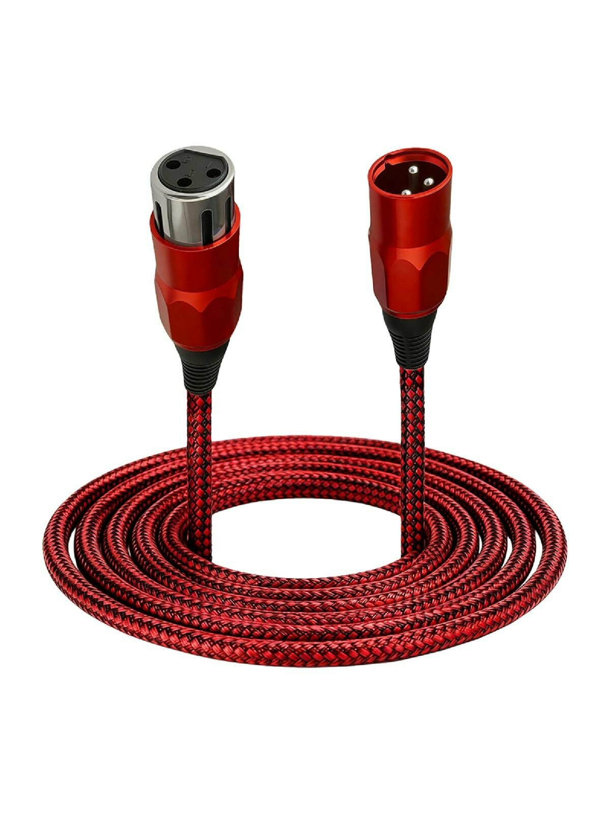 XLR кабель XLR 3-контактный микрофонный кабель типа "папа-мама" для высокоточного микрофона