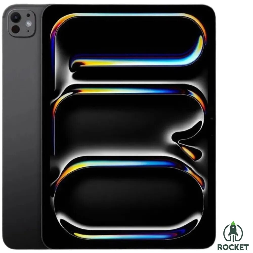 Apple Планшет iPad Pro 13 M5 512GB Wi-Fi + Cellular (eSim), Standard glass, Space Black, 13" 12 ГБ/512 ГБ, черный
