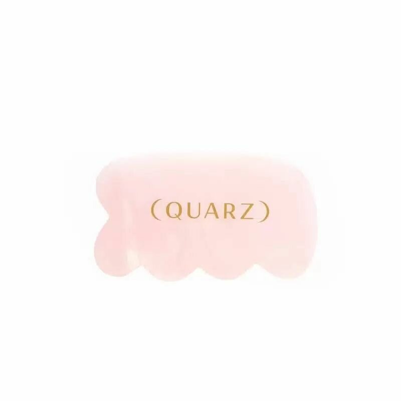 Скребок гуаша для тела Quarz из розового кварца