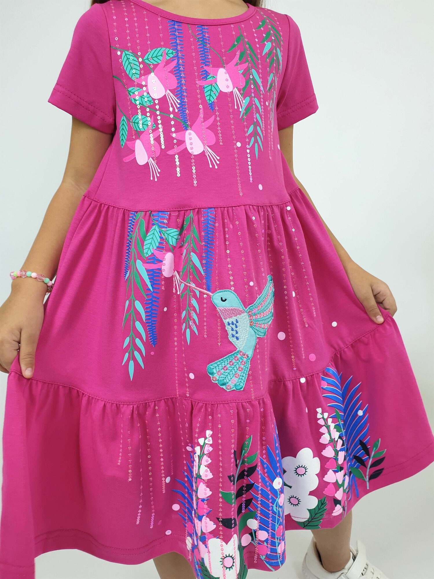 Платье Luneva Базовая коллекция, размер 60/116, розовый — фото 1