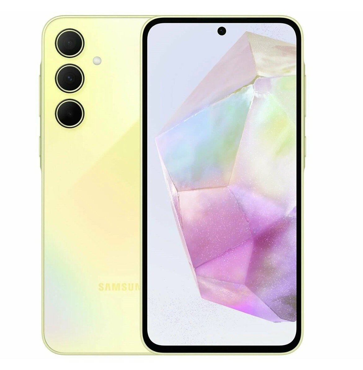 Смартфон Samsung Galaxy A35, 8/128 Gb, nano SIM+eSIM, Lemon (Желтый)