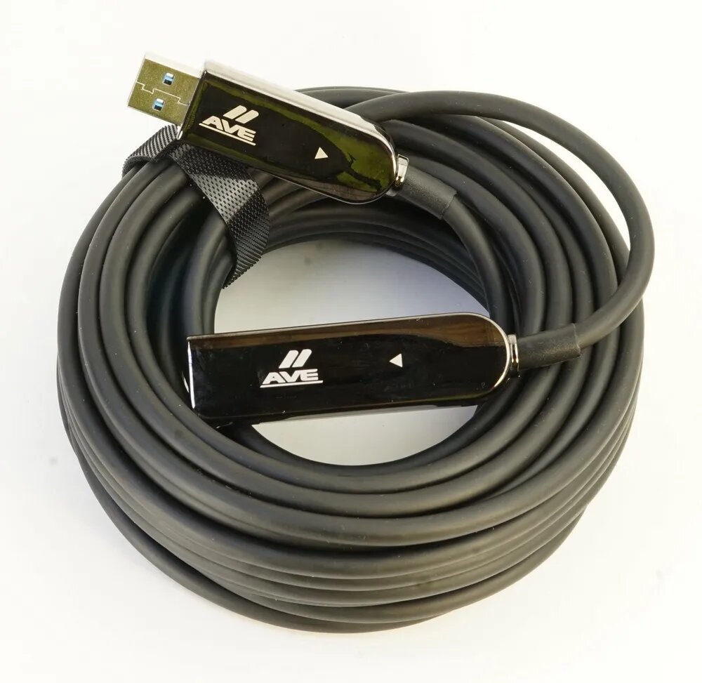Кабель-удлинитель оптический AVE USBAOC EX-15 (USB 3.0 AM-AF, 5Gbps, активный, 15 метров)