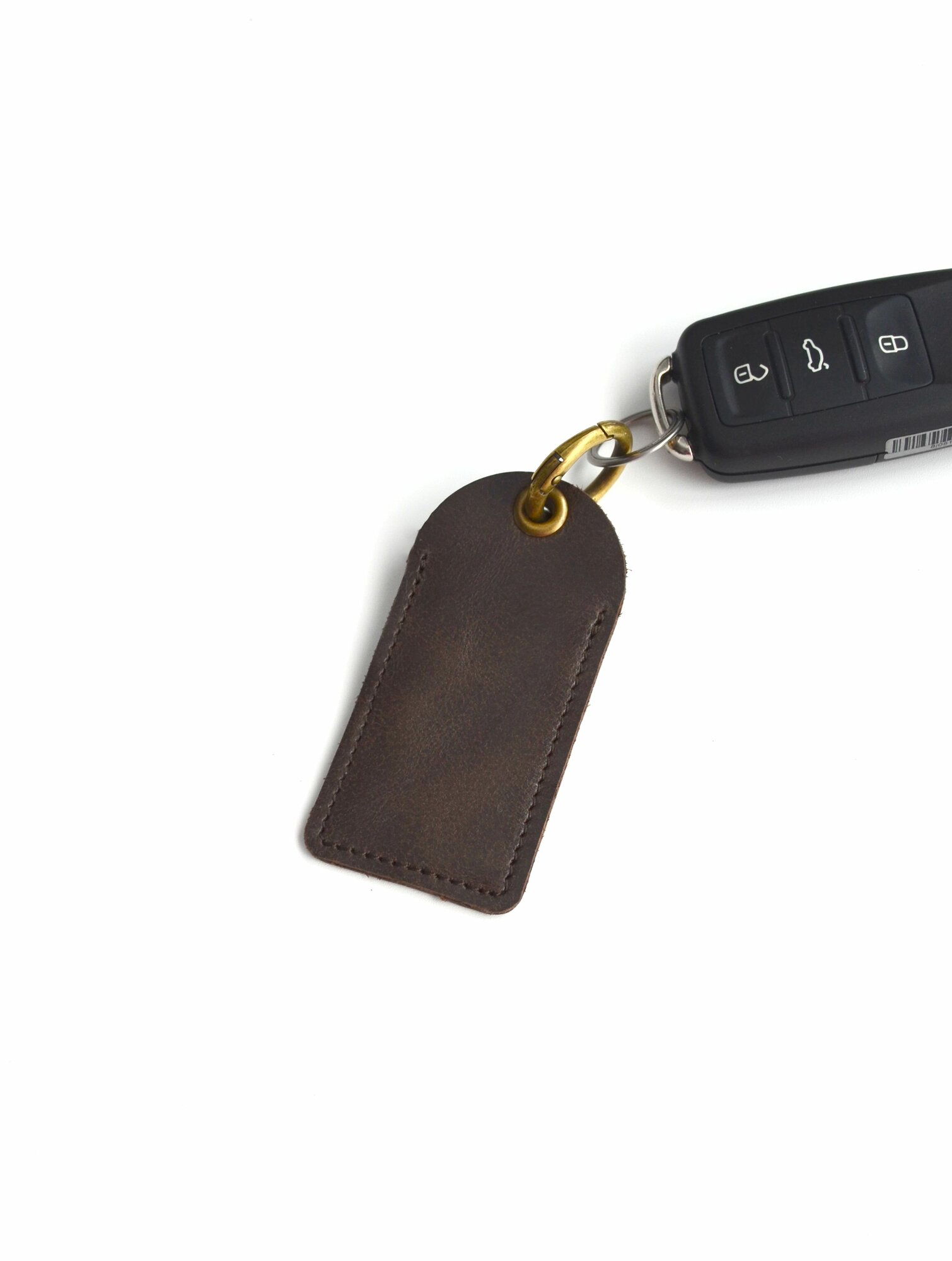 Чехол для метки сигнализации натуральная кожа цвет crystal коричневый