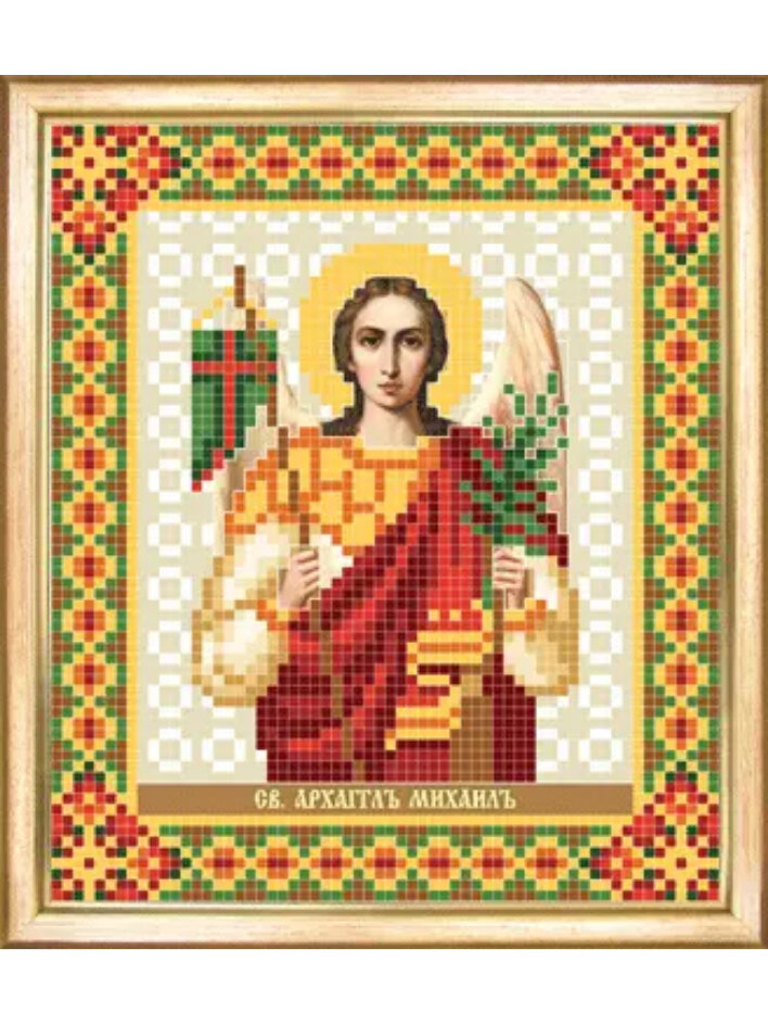 Схема для вышивания бисером Чарiвна Мить икона "Святой Михаил Архистратиг" СБИ-023