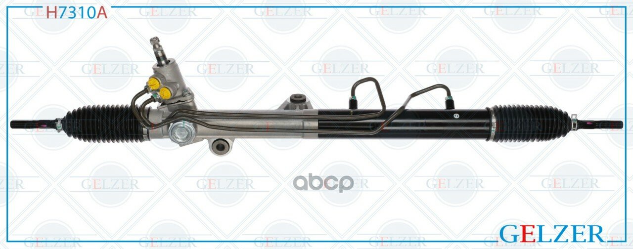 H7310A Рулевой механизм ГУР Ssang Yong Actyon 2005-, Ssang Yong Kyron 2005-, Ssang Yong Rexton 2002- (Аналог) GELZER арт. H7310A