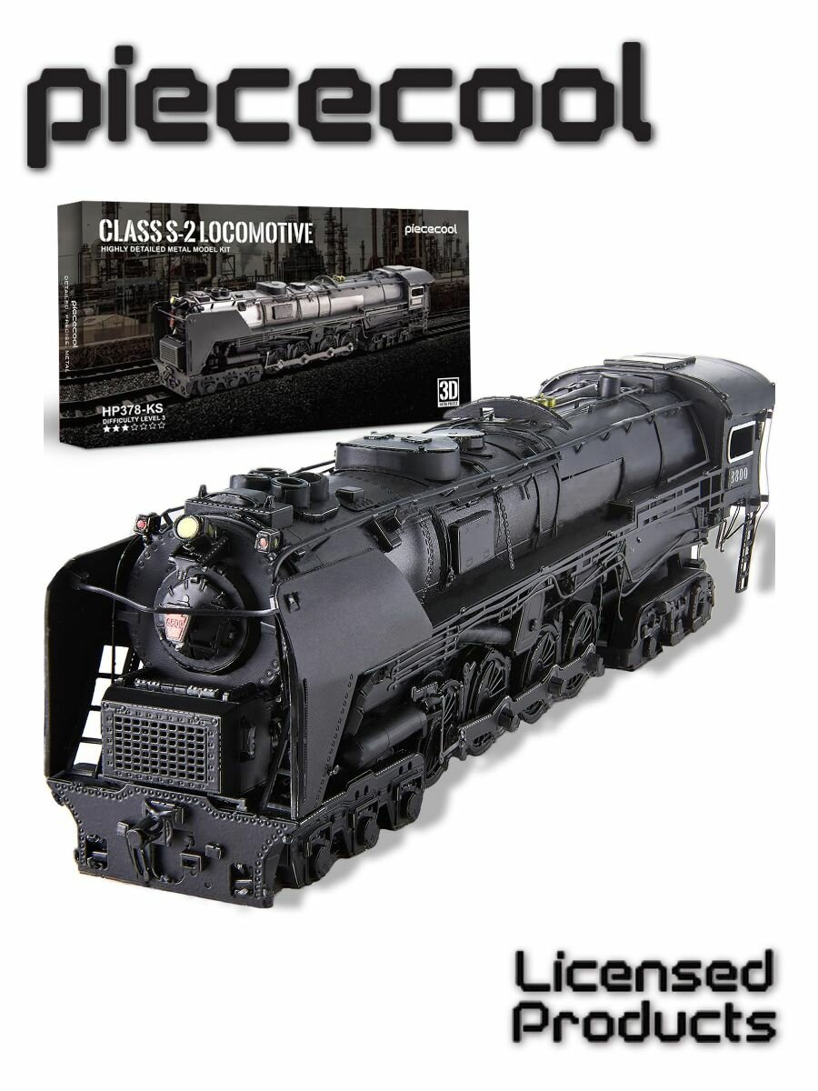 Конструктор 3д Металлический Локомотив HP378-KS