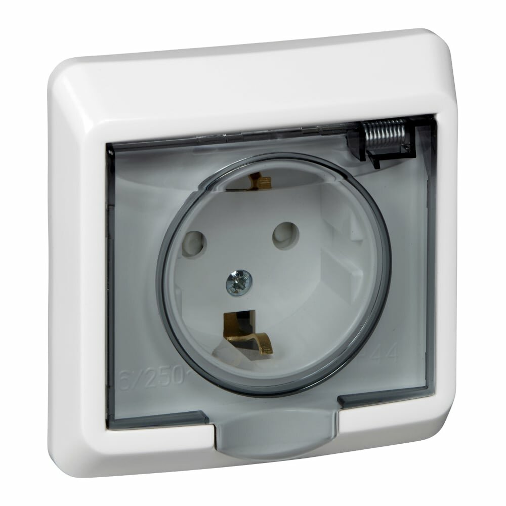 Одноместная розетка Systeme Electric Этюд