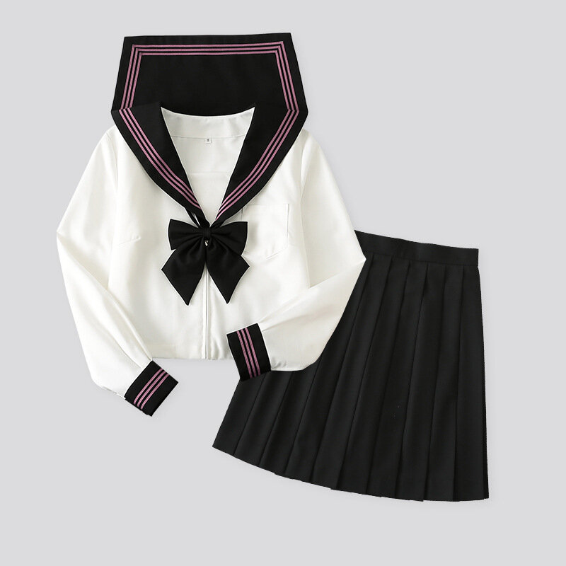 Формальный комплект JK, летний моряцкий костюм, базовый полный комплект, женский японский стиль, студенческий стиль, школьная форма