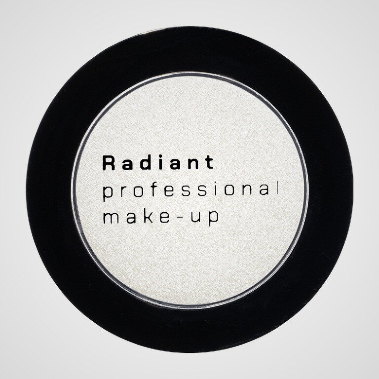 Тени для век компактные тон 120 Сияющий белый RADIANT MAKE-UP PROFESSIONAL EYE COLOR No 120 - SHIMMERING WHITE Тени 1,9 гр