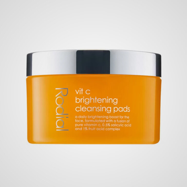 Очищающие диски, выравнивающие тон кожи с витамином С "Vit C" 50 шт в уп RODIAL Vit C Brightening Pads Диски 50 шт