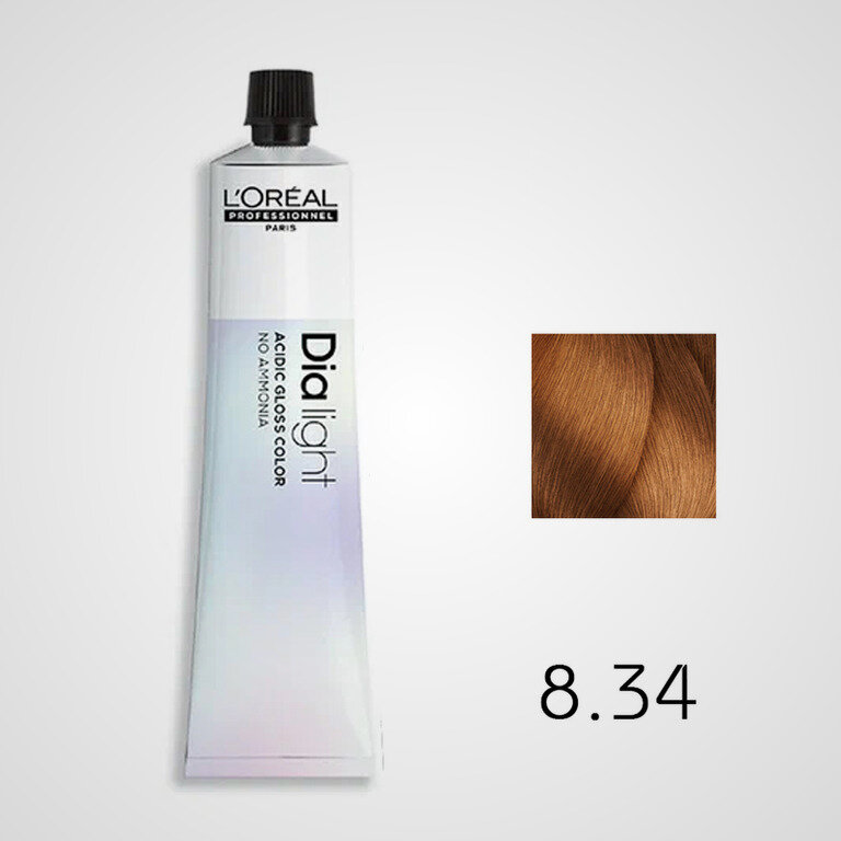 Краска для волос Dia Light 8.34 50 мл L'Oreal Professionnel Dia Light 8.34 50ML VF58 Краска 50 мл