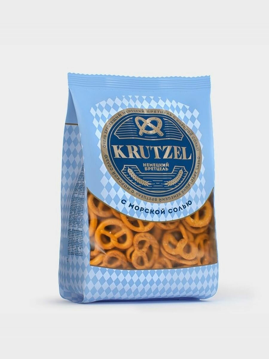 Крендельки Бретцель с солью Krutzel, 250 гр, 1 шт