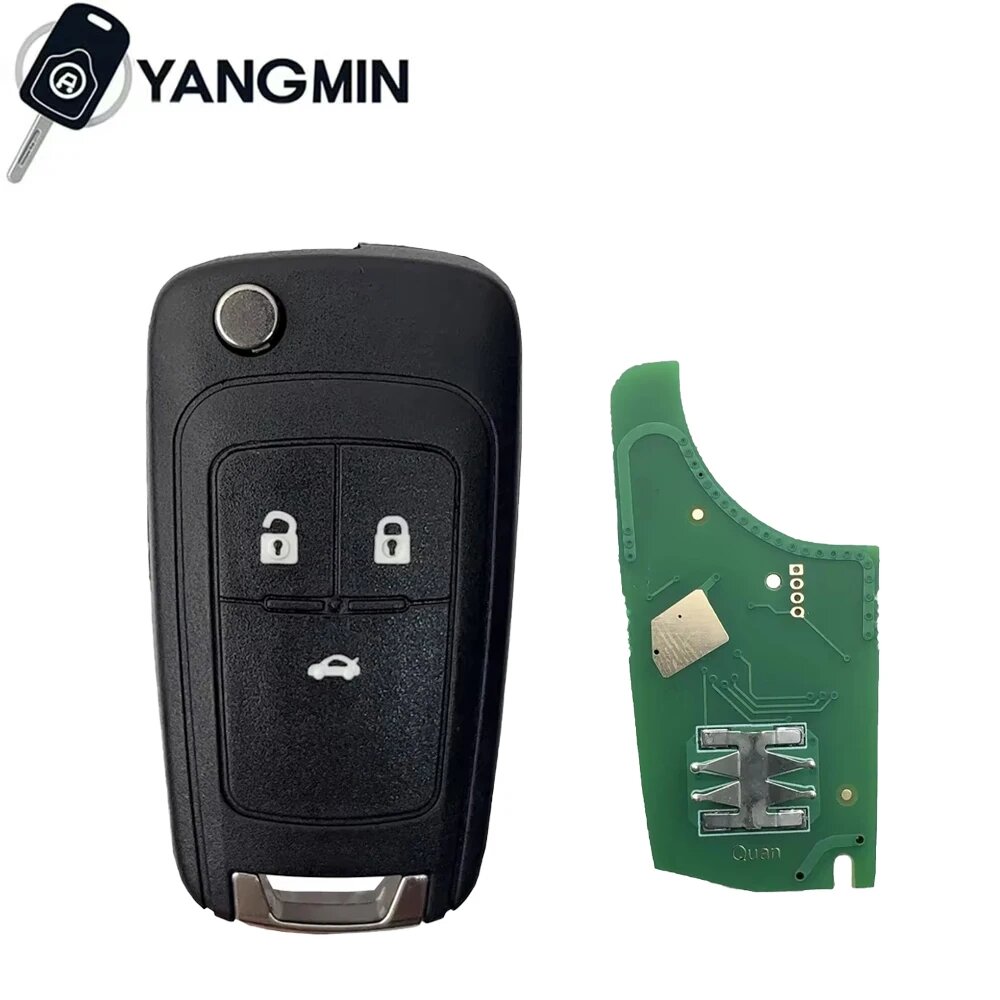 Автомобильный ключ с дистанционным управлением для Chevrolet Opel Vauxhall Astra J Corsa Tourer 2009-2017 Insignia E Zafira Mokka 433 МГц PCF7941E 5WK50079 For Opel, 3 btns