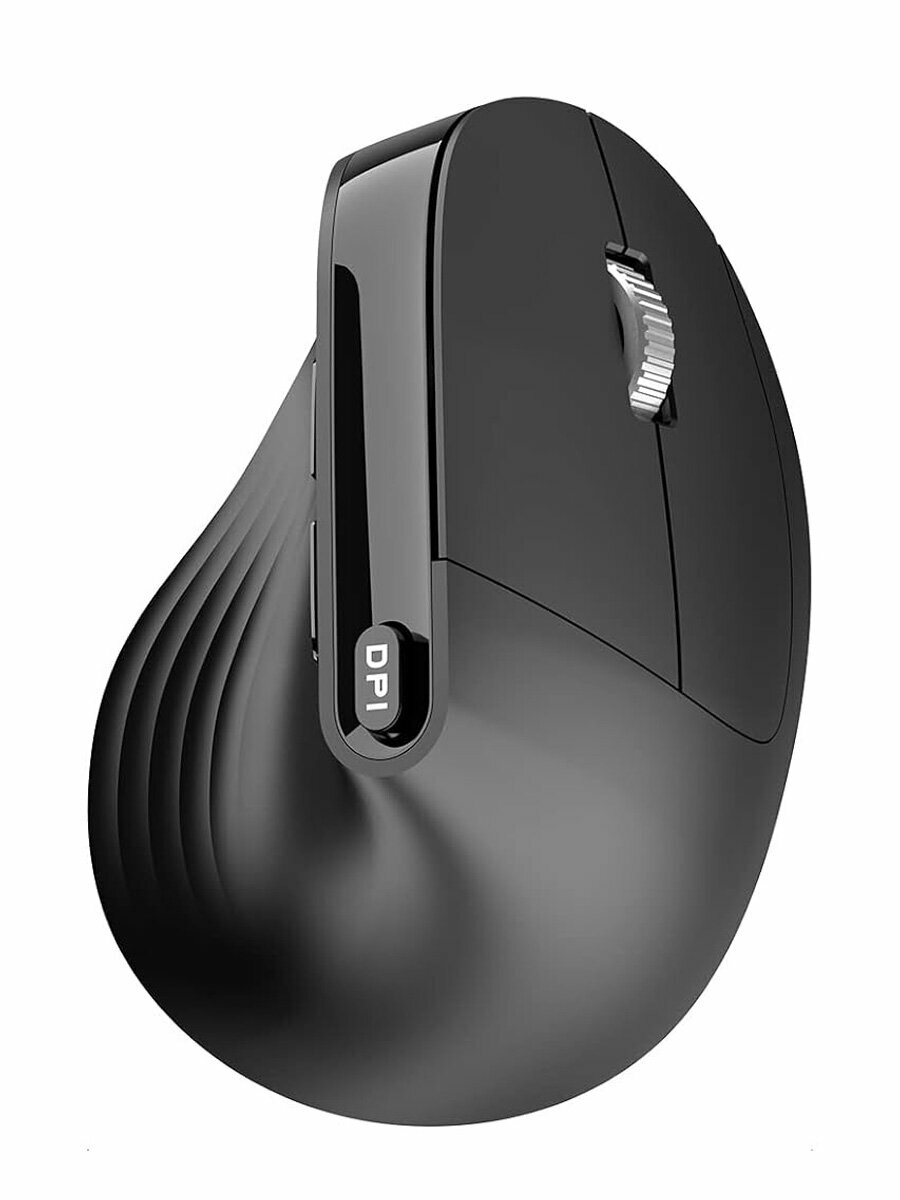 Вертикальная мышь беспроводная PINKCAT LED Wireless Vertical Mouse (M012) Black