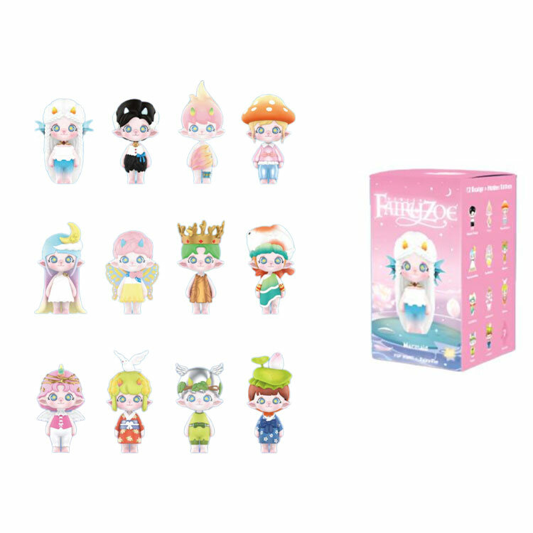 Мистические боксы унисекс POP MART Zoe Midsummer Elf Night Collection Одиночный/Целый бокс 12 шт, assorted