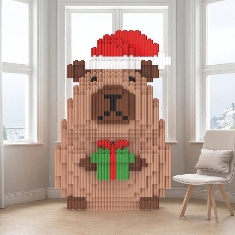 Конструктор 3D, игрушка Капибара, подарок для девочки/мальчика — фото 1