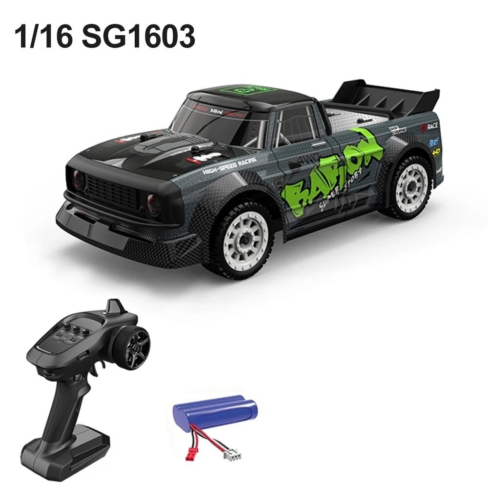 SG1603 Радиоуправляемая дрифт машина 1:16 4WD 2.4G RTR 30 км/ч с ESP LED светом ангельские глазки 4 канала