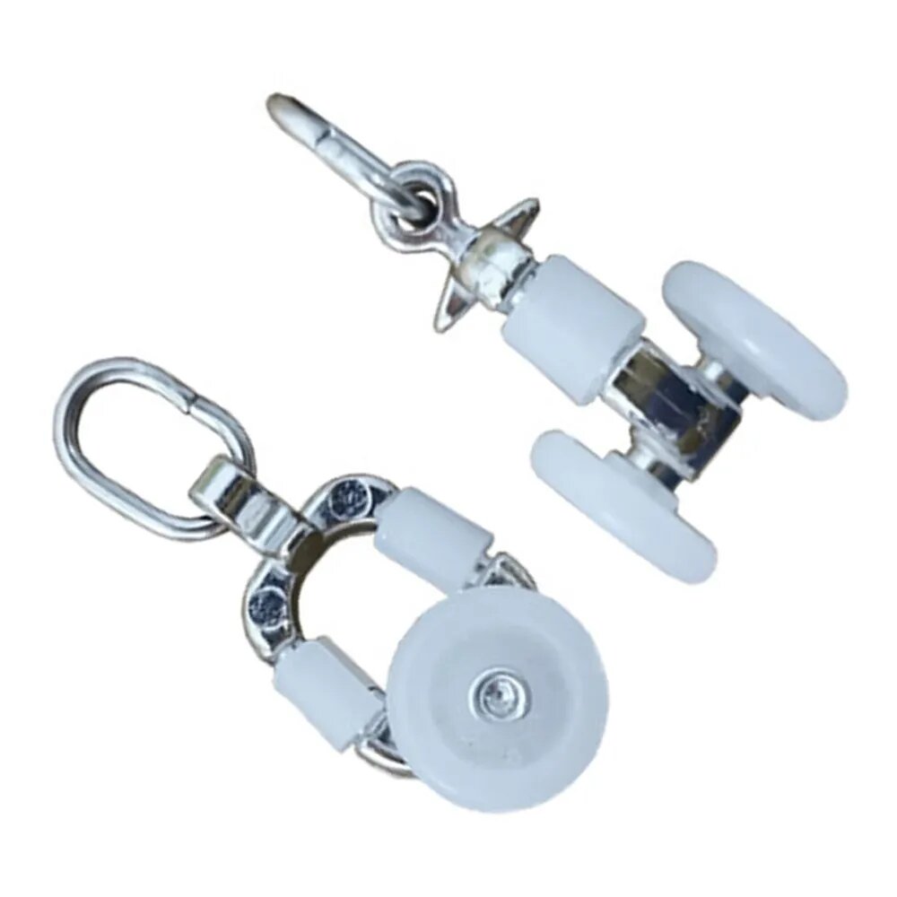 Набор из 20 алюминиевых роликов для штор с двойными колесами для направляющих