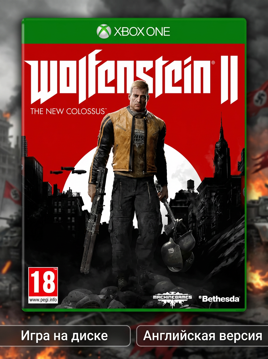 Игра Wolfenstein 2: The New Colossus (Xbox Series, Xbox One, Английская версия)