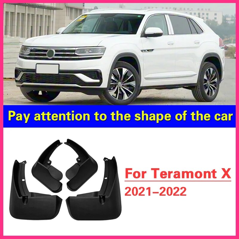 Брызговики для VW Volkswagen Teramont X 2021-2024 2023 2022, передние и задние колеса, брызговики, автомобильные аксессуары для крыльев 2021-2022