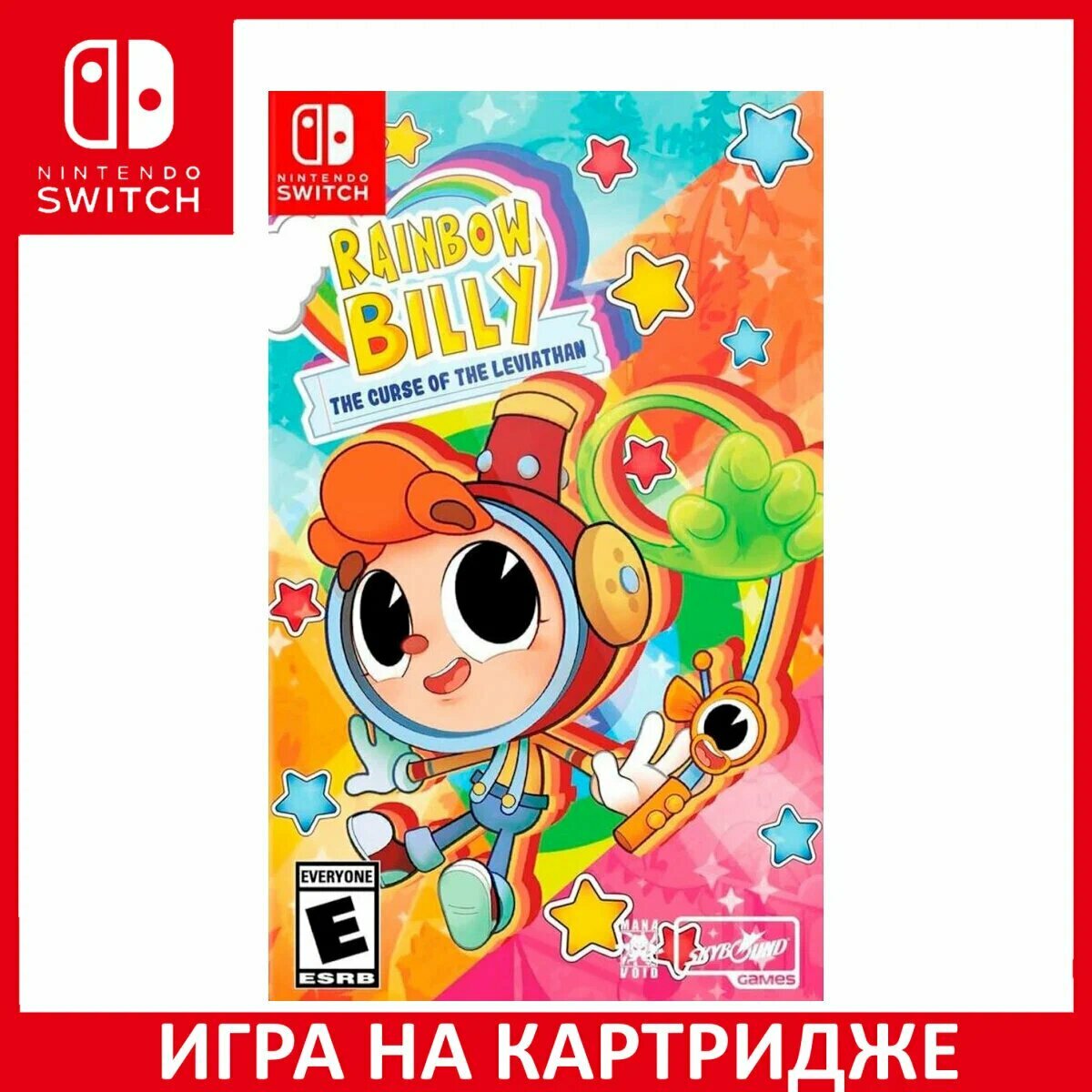 Игра Rainbow Billy: The Curse of the Leviathan Switch Английский язык Картридж на Nintendo Switch