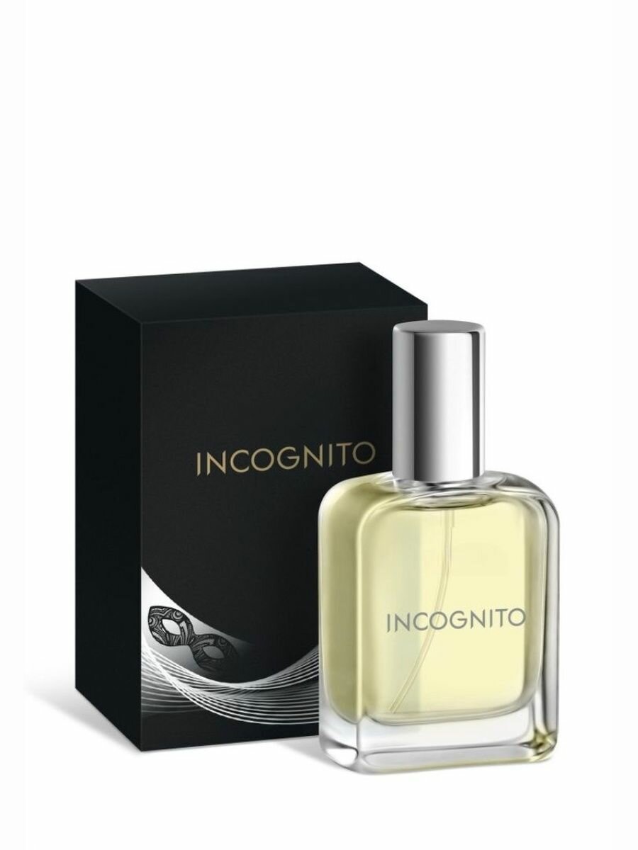 Туалетная вода для мужчин Incognito , 35 мл свежий, пряный древесный аромат.