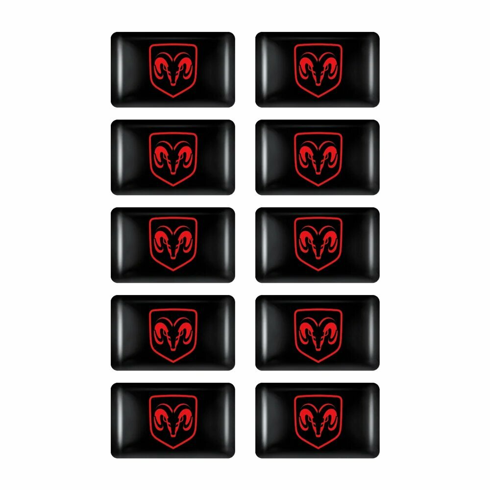 5/10/20 шт. логотип автомобиля интерьер рулевое колесо стеклоподъемник кнопка аудио декоративные наклейки авто наклейки для Dodge Durango Caliber Neon