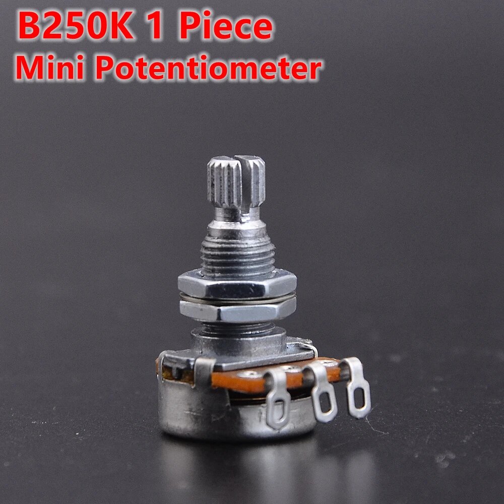 Потенциометры Alpha для электрогитары bass A250K/B250K/A500K/B500K AL Mini B250K 1 PC
