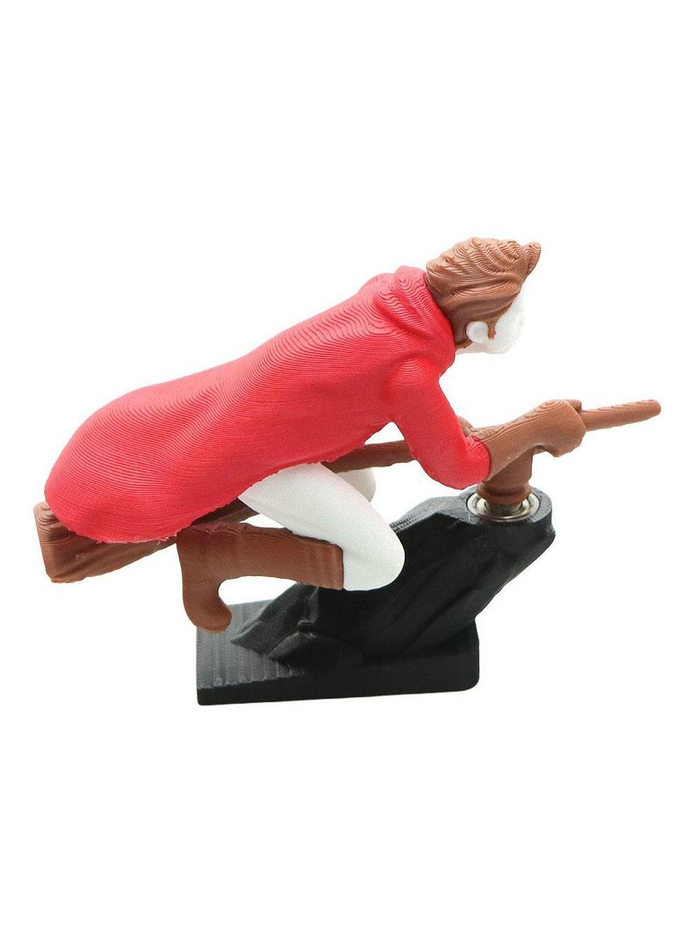 Фигурка на капот Ведьма, дрифтующая вместе с автомобилем мужчина , высота 7.8 см