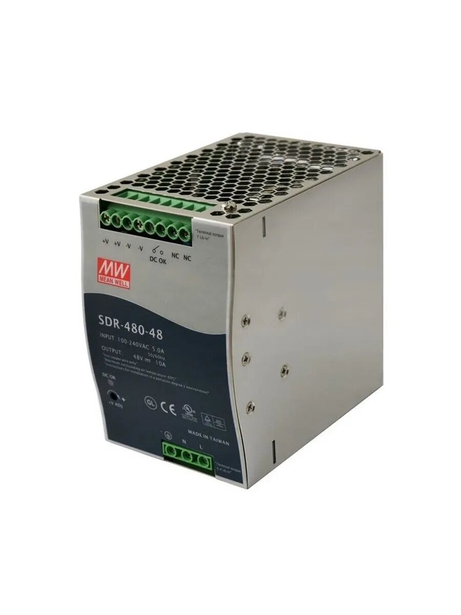 Источник питания AC-DC на DIN-рейку Mean Well SDR-480-48