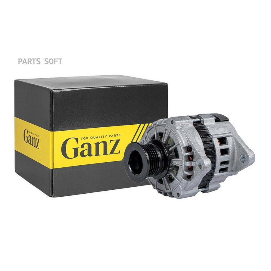 Генератор (12V/75A) DAEWOO Nexia 1.5L 8V/16V GANZ GIP13009 от официального дистрибьютора, GANZ, артикул GIP13009