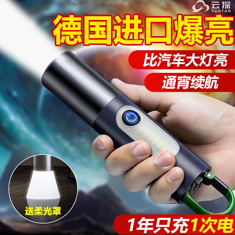 Базовый светодиодный перезаряжаемый фонарик с 4-ступенчатой регулируемой фокусировкой, стандартная яркость 2 286