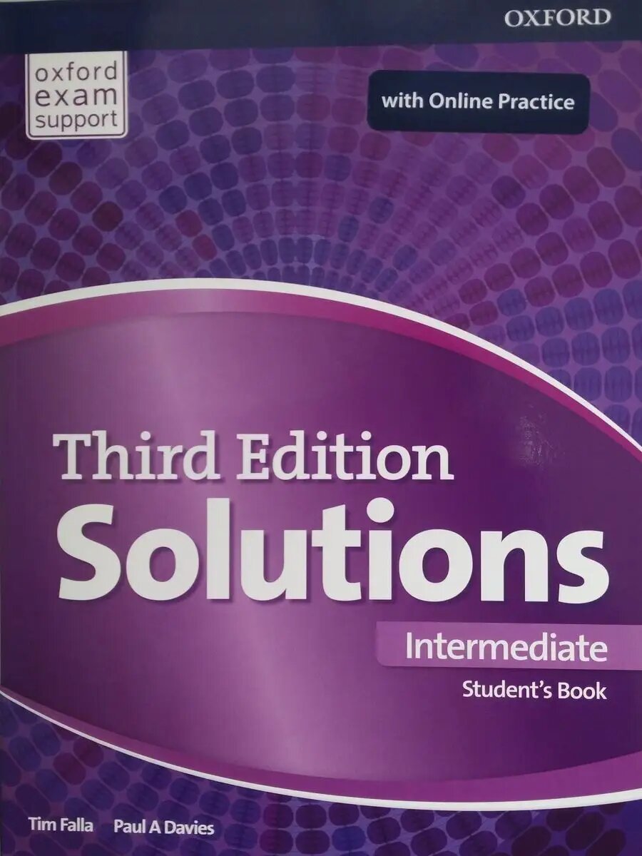 Solutions (3 ed) Intermediate Student's Book&Online Practice | Возраст 12-18 лет.