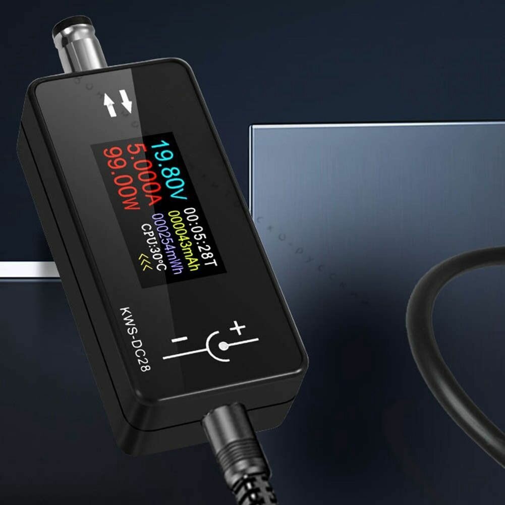 KWS-DC28 Измеритель напряжения и тока, Измеритель мощности с Цифровым дисплеем, Тестер постоянного тока