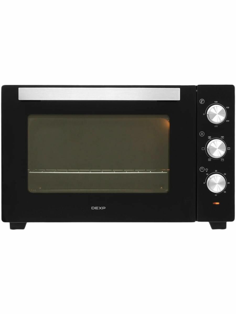 Мини-печь DEXP VN-4500, электрическая, 45л, 5 режимов, конвекция, гриль, вертел