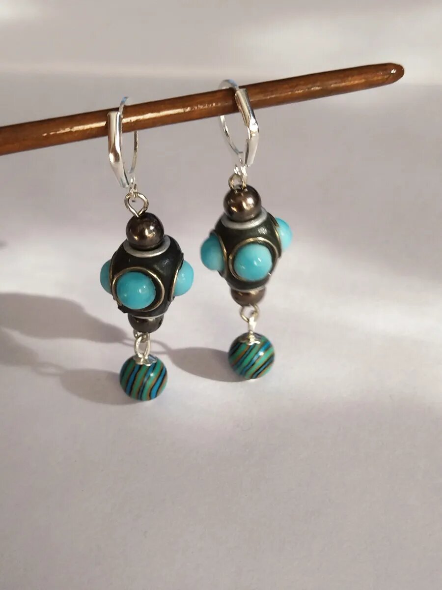 Серьги, металл