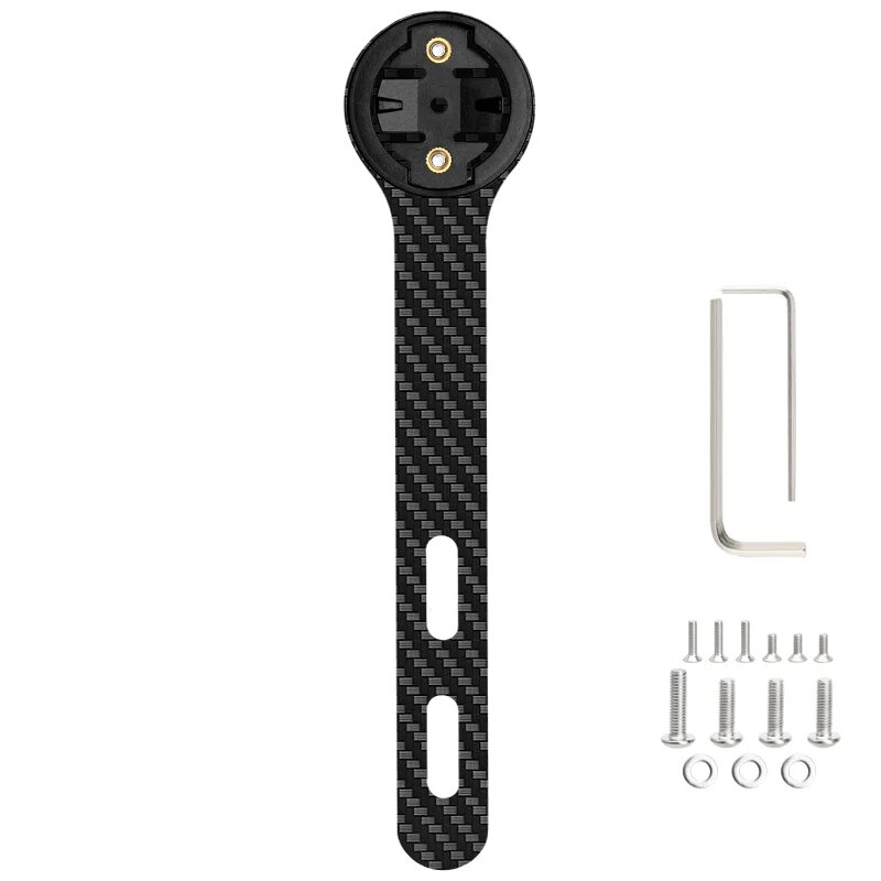 Держатель для велокомпьютера Riderace из углеродного волокна черный Garmin(Only Stand)